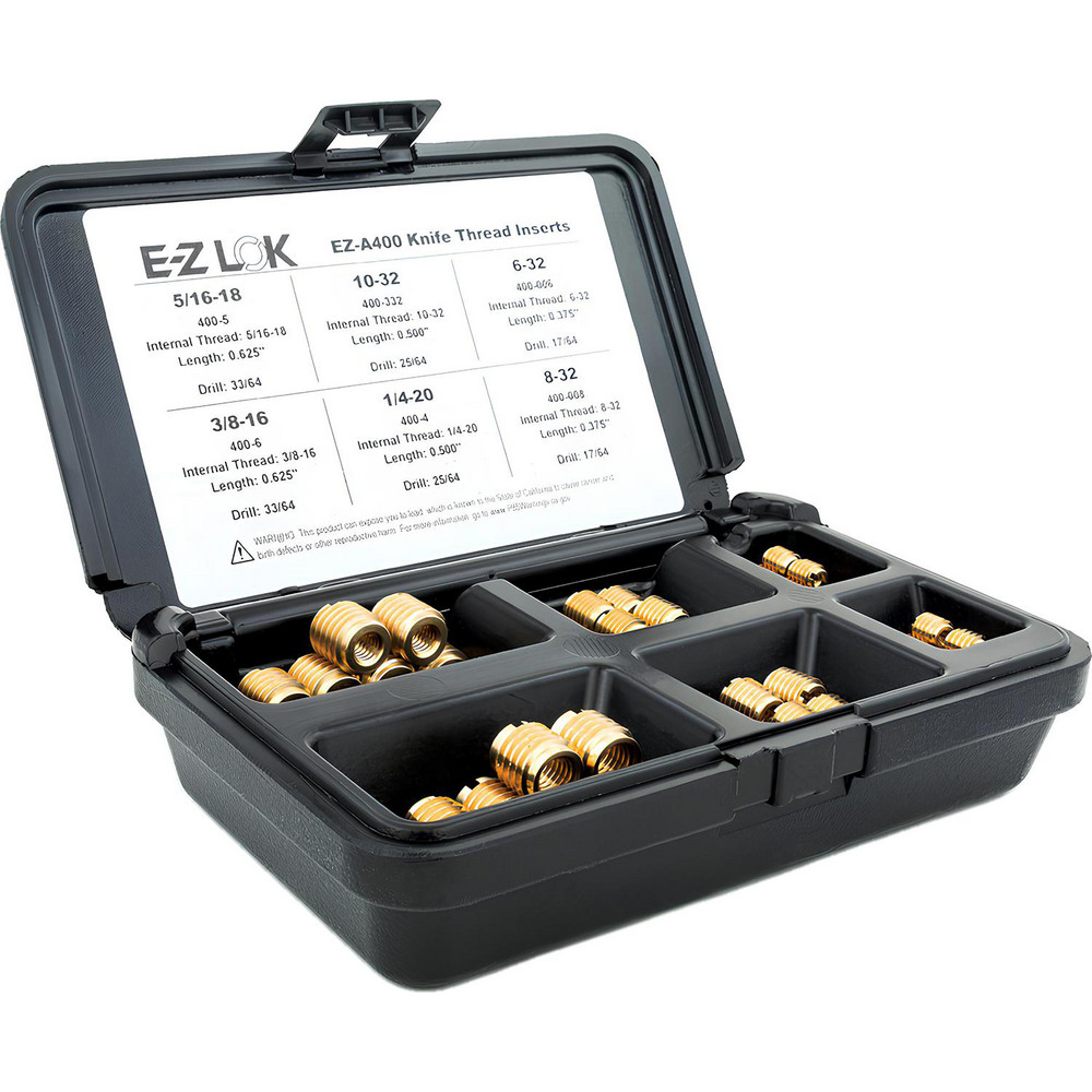 E-Z LOK - Thread Repair Kits: Kit Type: Threaded Insert; Insert Thread ...