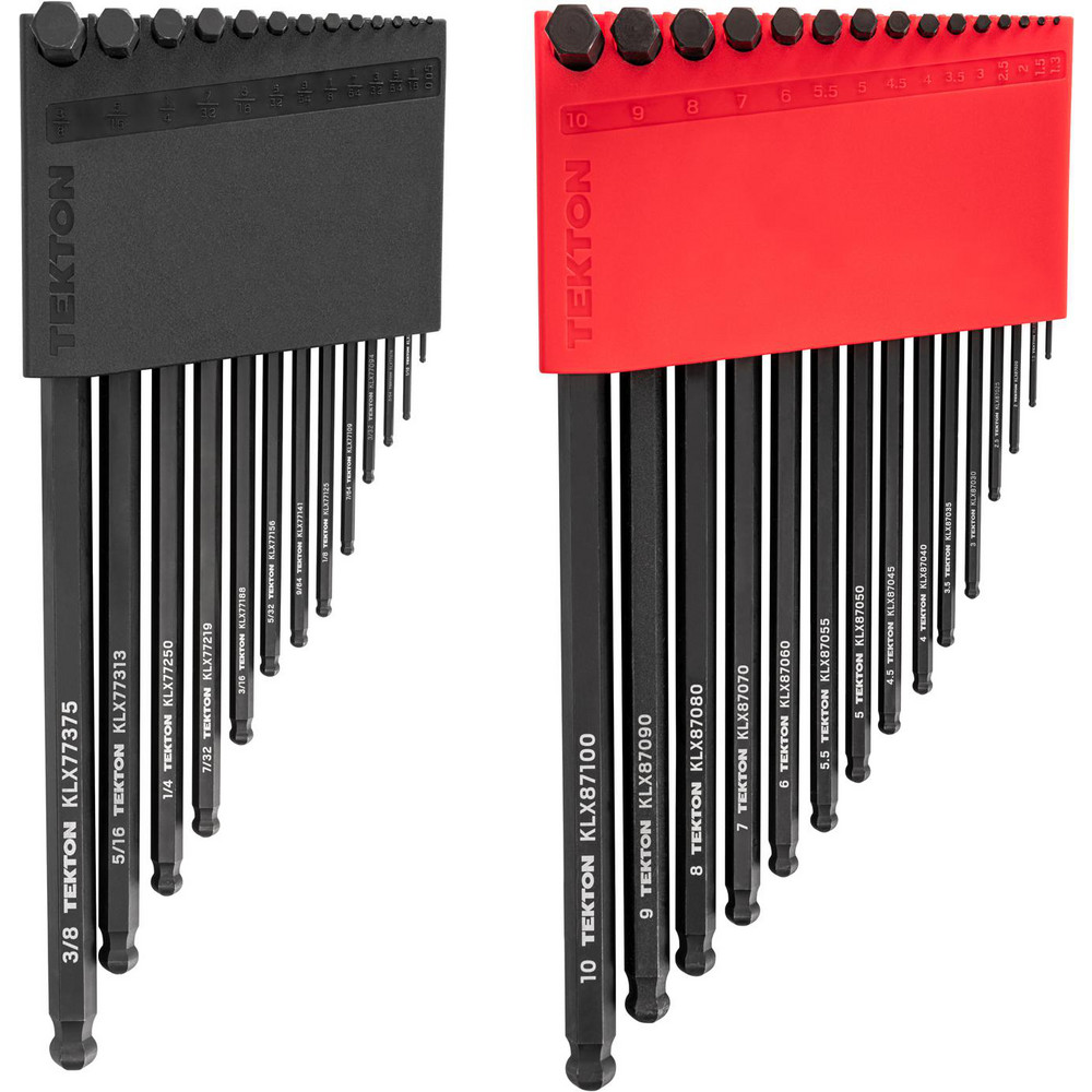 Tekton - Hex Key Sets: Tool Type: Hex Key Set; Handle Type: L-Wrench ...