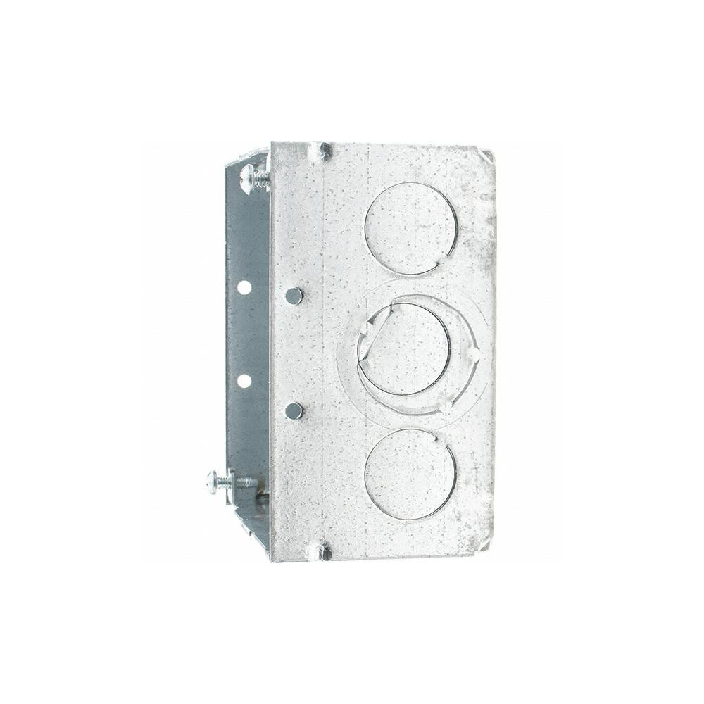 Thomas & Betts - Electrical Junction Box: Steel, Square, 4" OAH, 4" OAW ...