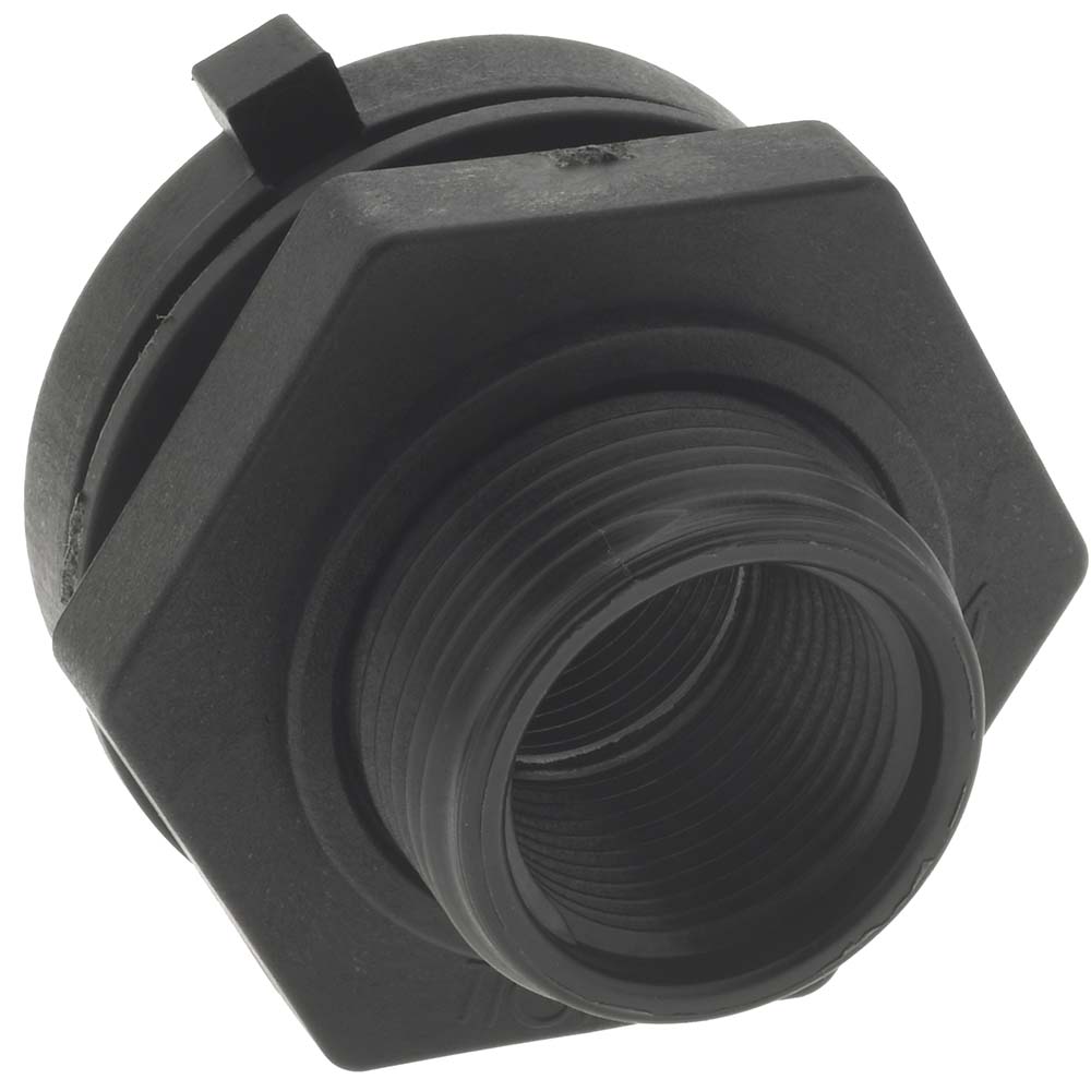 Green Leaf - 3/4 FTP Polypropylene Threaded Tube Bulkhead Fitting ...