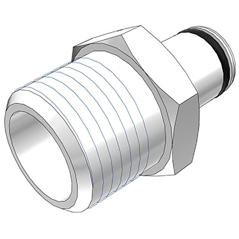 CPC Colder Products - 1/4" Nominal Flow, 3/8 NPT Thread, Male, Inline ...