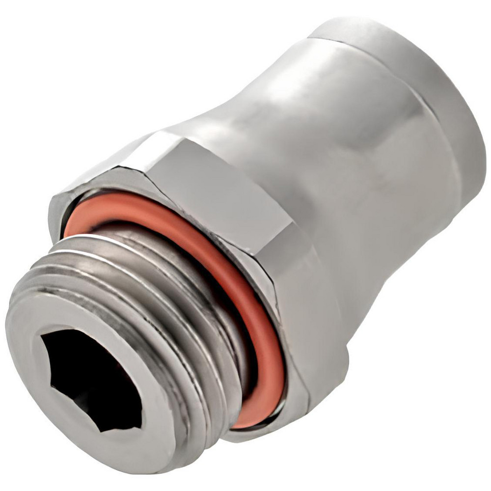 Legris - Push-to-Connect Tube x Male x Tube x Male UNF Fitting: Connector, #10-32 Thread, UNF, 5 ...