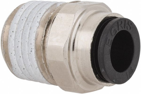 Legris - Push-to-Connect Tube x MNPT Fitting: Connector, NPT, 1/4" OD | MSC Direct