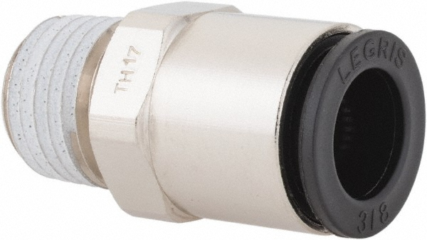 Legris - Push-to-Connect Tube x MNPT Fitting: Connector, NPT, 3/8" OD | MSC Direct