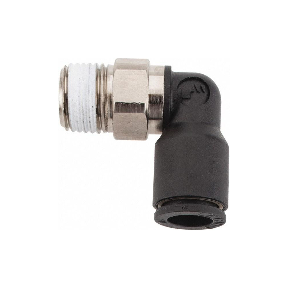 Legris - Push-to-Connect Fitting: Male Elbow, NPT, 1/4" OD | MSC Direct