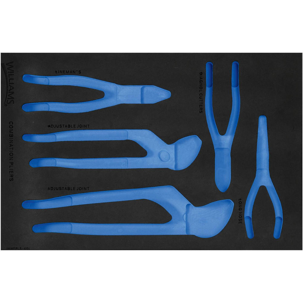 Williams - Tool Box Case & Cabinet Inserts: Type: Foam Insert; For Use ...