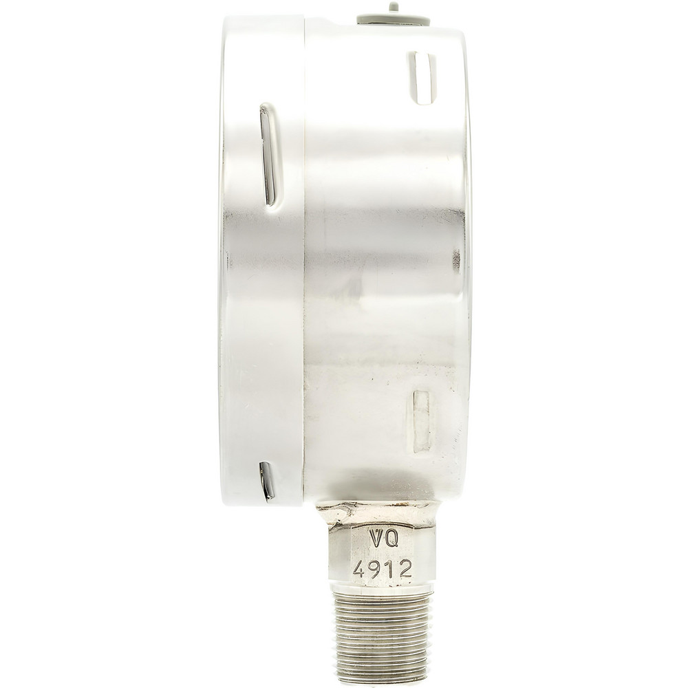 ESP Pro - Pressure Gauge: 4" Dial Dia, 0 to 600 psi, 1/2" NPT, Bottom ...