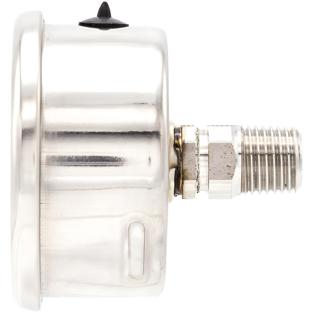ESP Pro - Pressure Gauge: 2" Dial Dia, 0 to 100 psi, 1/4" NPT, Back Mount | MSC Direct