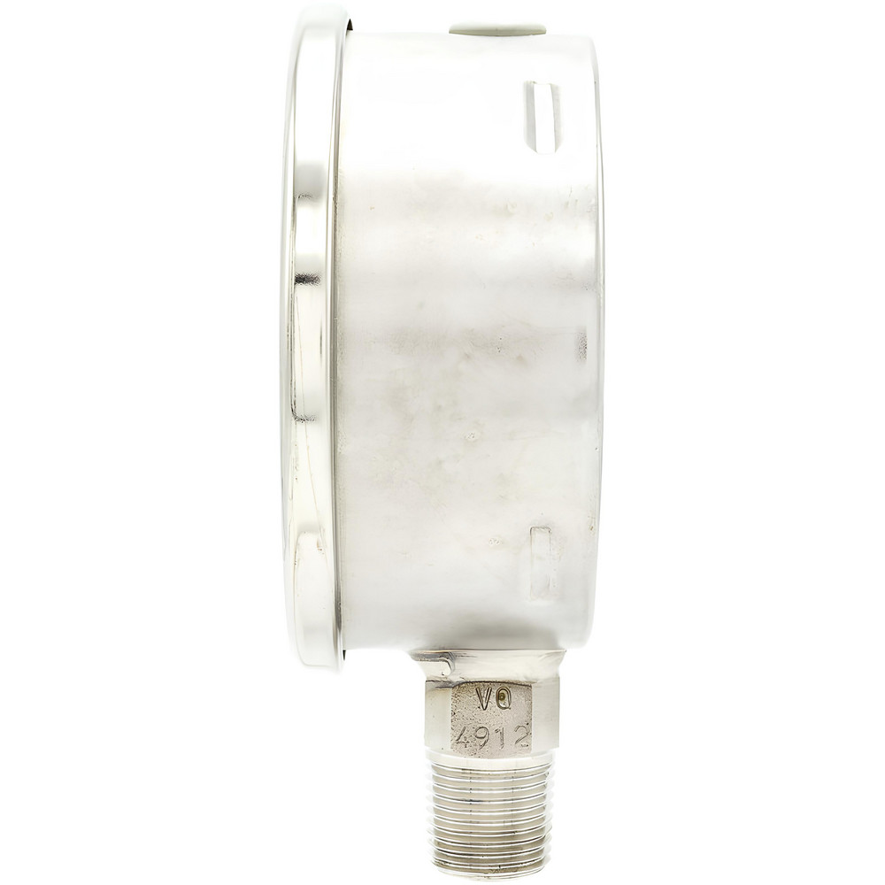 ESP Pro - Pressure Gauge: 4" Dial Dia, 0 to 1,500 psi, 1/2" NPT, Bottom ...