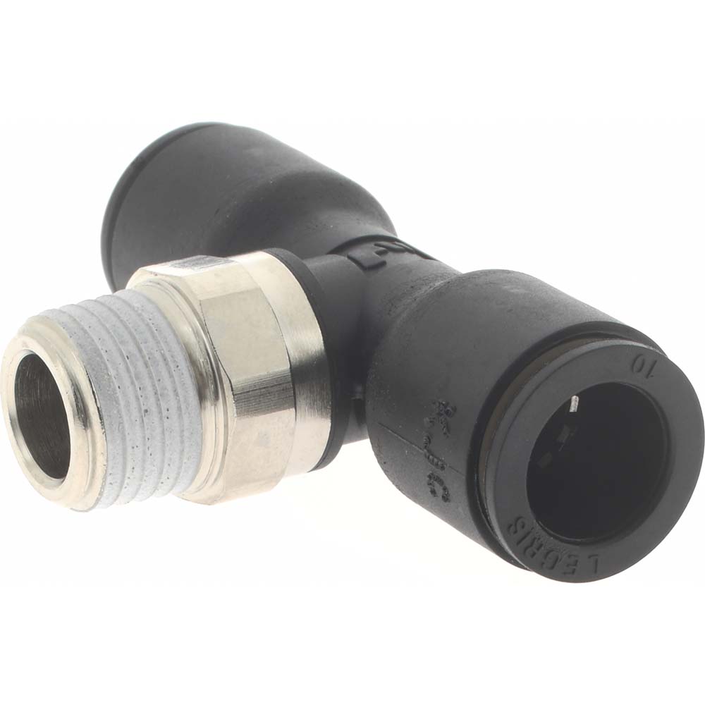 Legris - 10mm OD, 1/4 BSPT, Nylon/Nickel Plated Brass Push-to-Connect Male Branch Tee - 48682249 ...