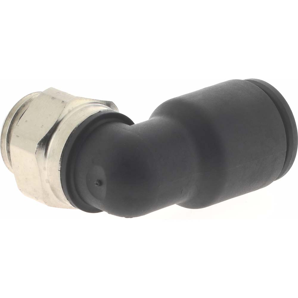 Legris - 10mm OD, 1/4 BSPP, Nylon/Nickel Plated Brass Push-to-Connect Male Elbow - 48686620 ...