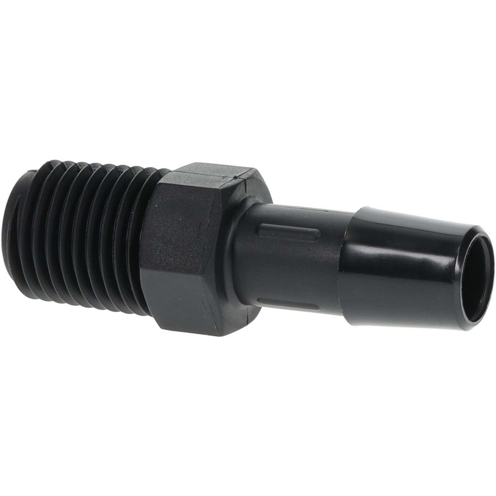 Made in USA - 3/8X1/4 M ADAPT(PK10) BLACKNYLON BARBED | MSC Direct