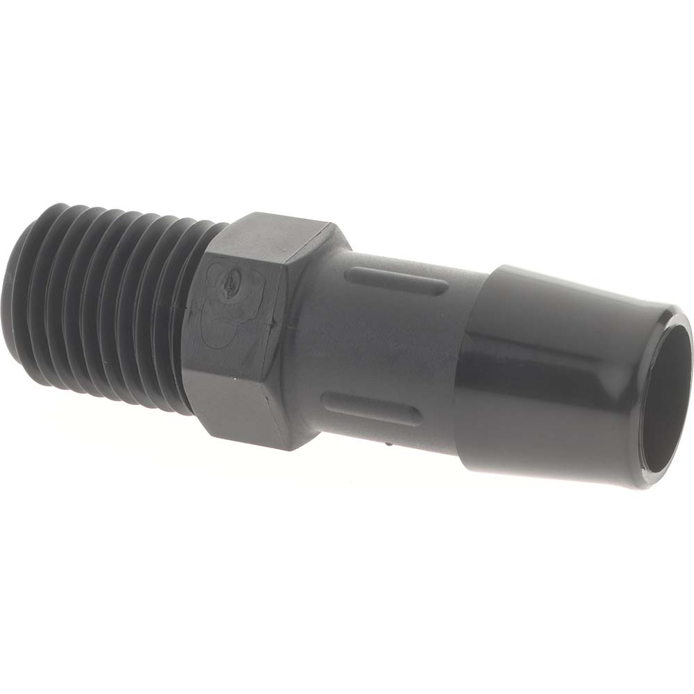 Made in USA - 1/2" Barb, 1/4 NPT, Nylon Single Barbed Tube Adapter ...