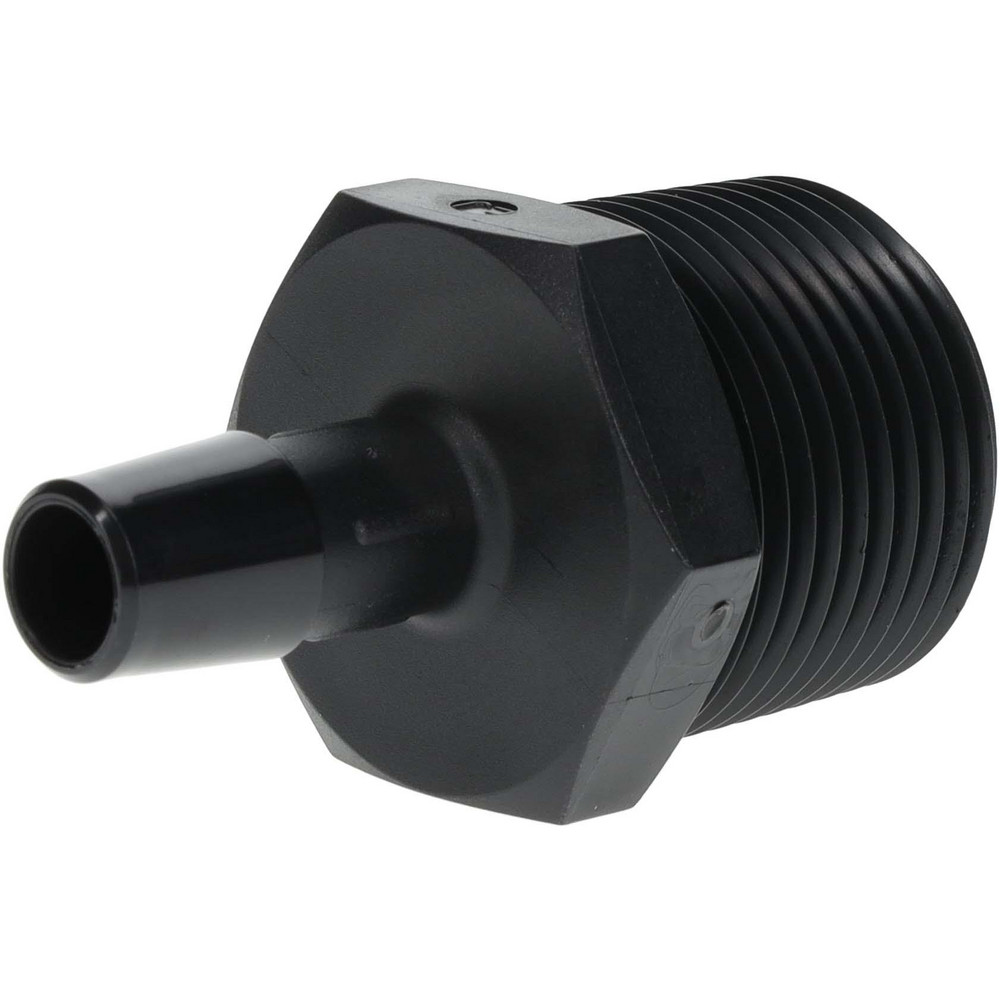 Made in USA - Barbed Tube Adapter: Single Barb, 3/8" Barb, 3/4" NPT ...