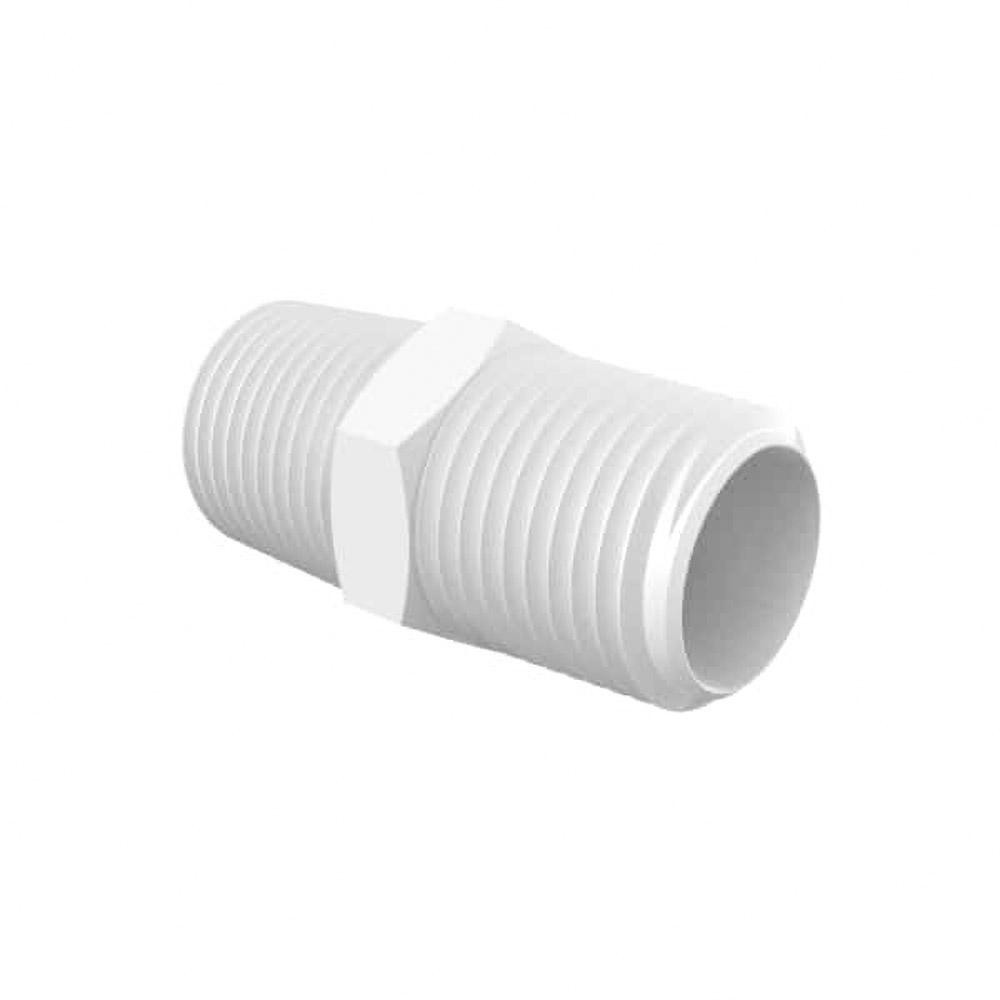 Made in USA - 1/2 NPT Polypropylene Threaded Tube Fitting | MSC Direct