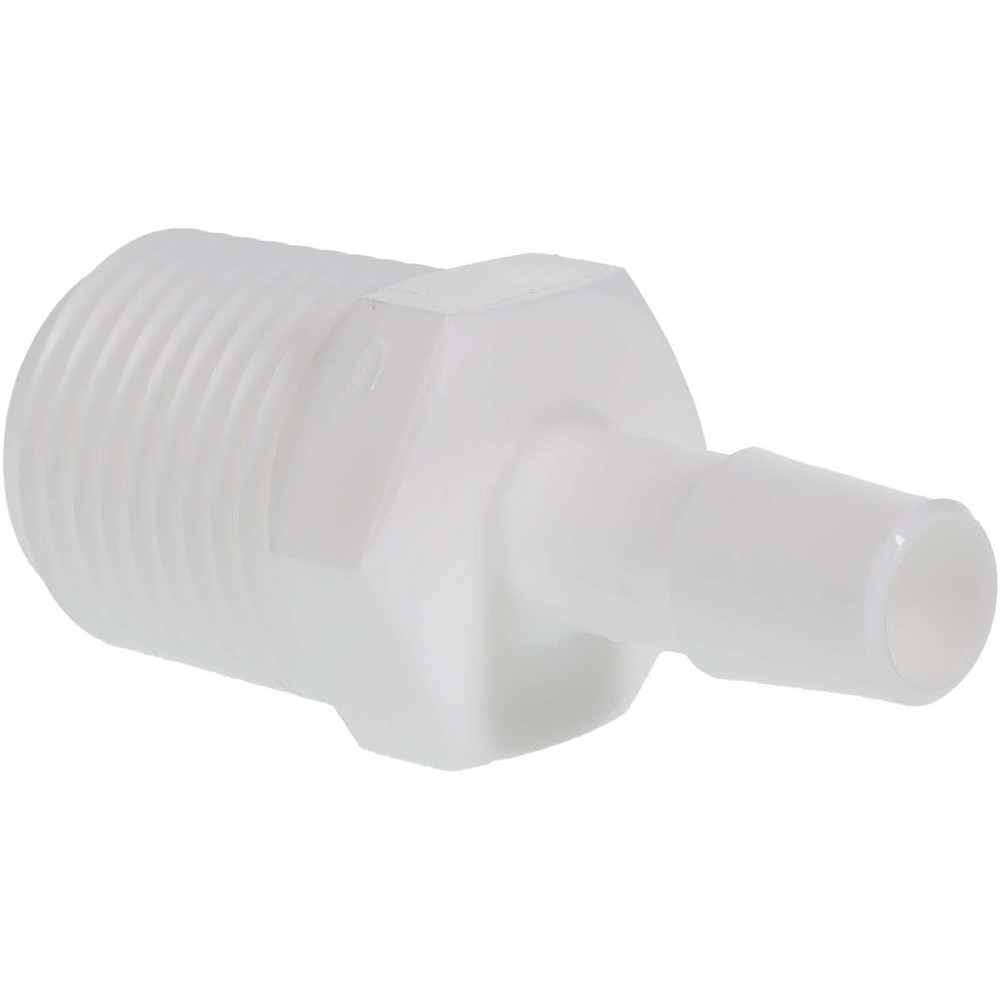 Made in USA - Barbed Tube Adapter: Single Barb, 3/8" Barb, 1/2" NPT ...