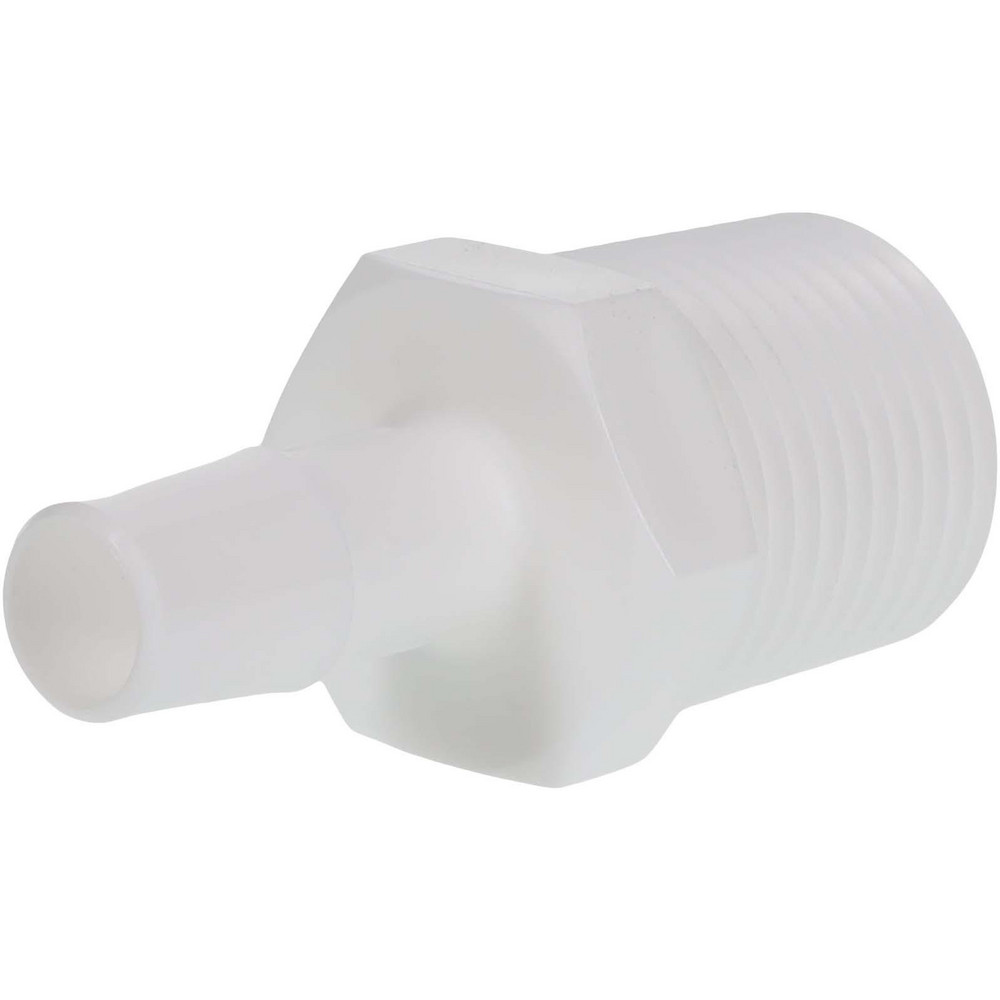 Made in USA - Barbed Tube Adapter: Single Barb, 3/8" Barb, 1/2" NPT ...