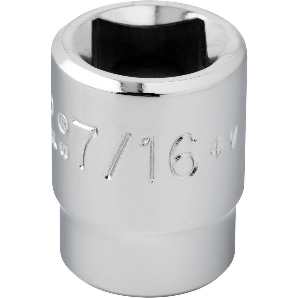 Proto - Low Profile Hand Socket: 3/8" Drive, 7/16" Socket, 6-Point ...
