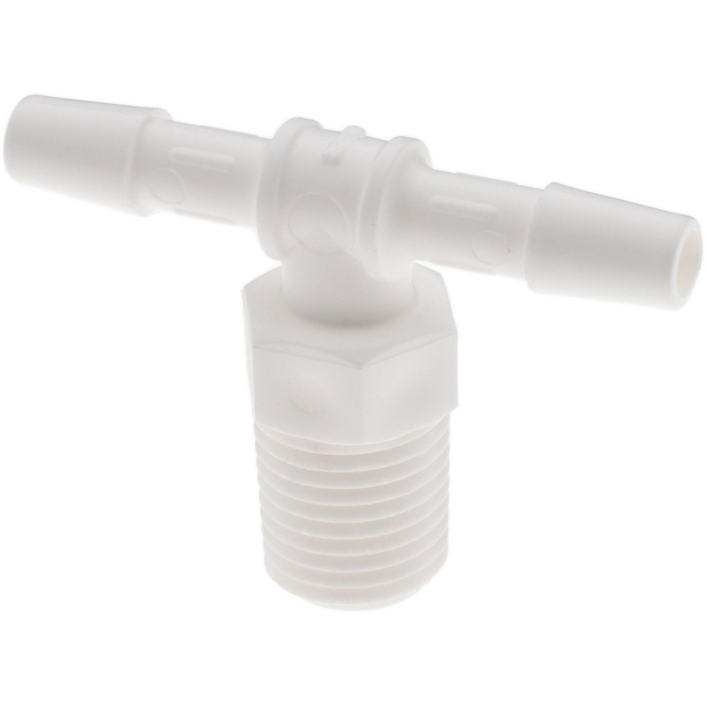 Made in USA - Barbed Tube Branch Tee: 1/4" Barbs, 1/4" NPT | MSC Direct