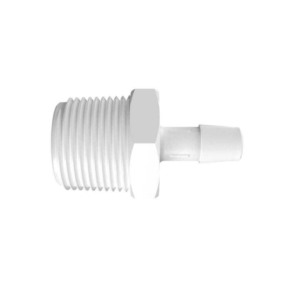 Made in USA - Barbed Tube Adapter: Single Barb, 3/8" Barb, 3/4" NPT ...