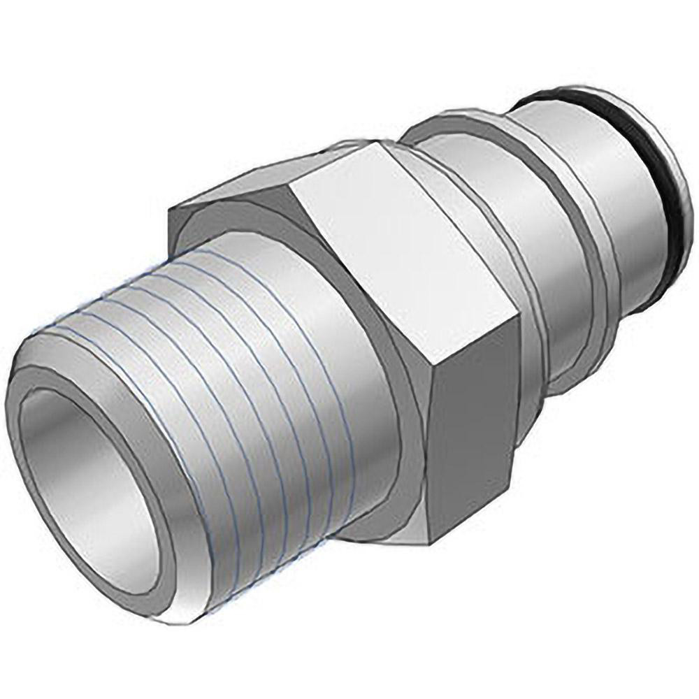 CPC Colder Products - 3/8" Nominal Flow, 1/2 NPT Thread, Male, Inline ...