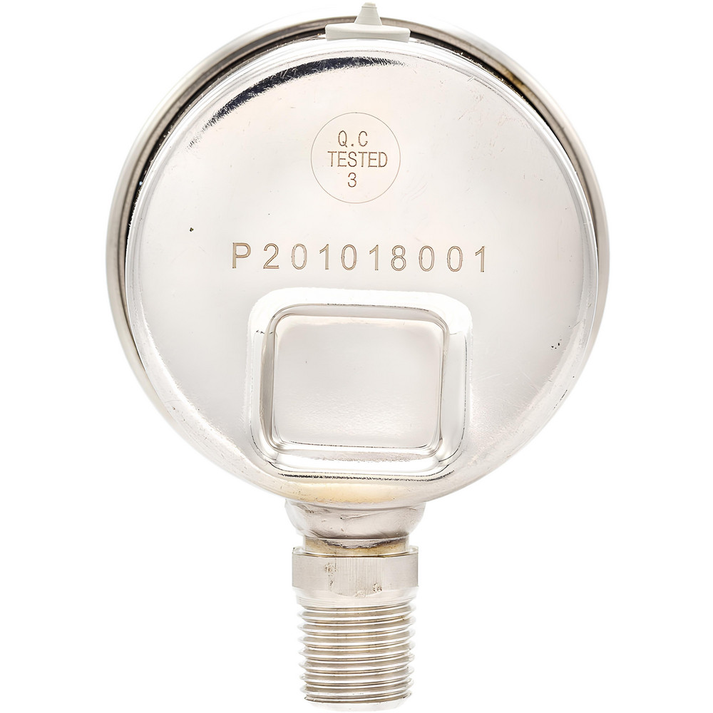 ESP Pro - Pressure Gauge: 2" Dial Dia, 0 to 30 psi, 1/4" NPT, Bottom ...