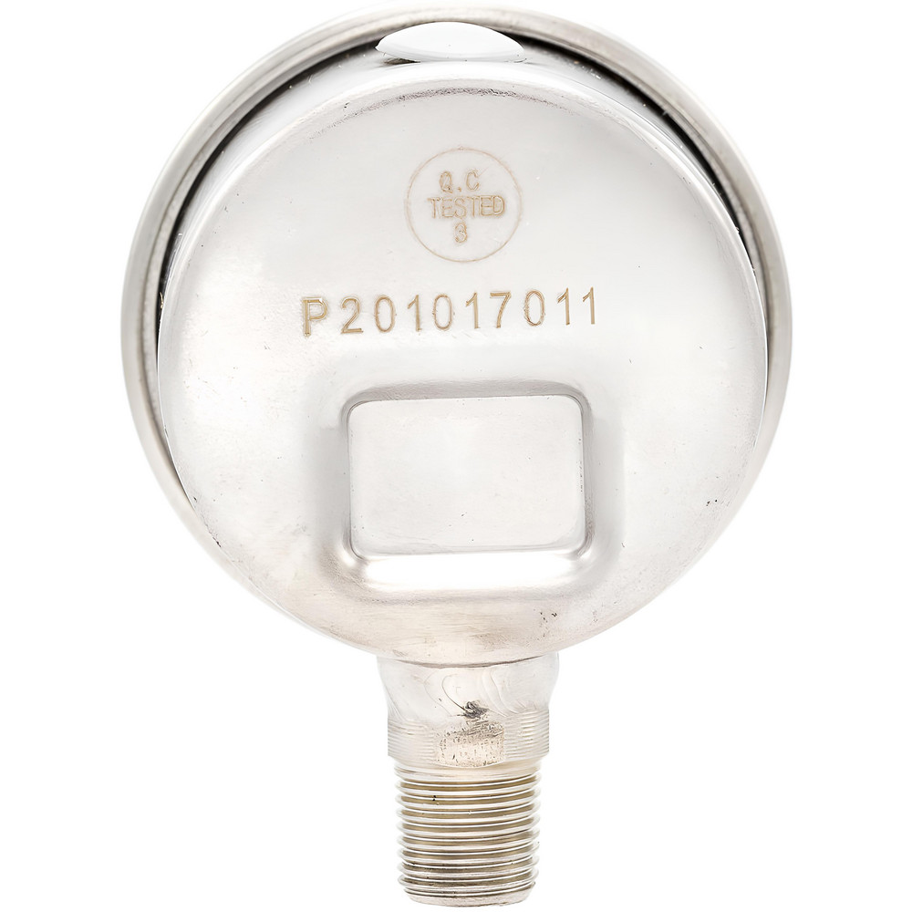 ESP Pro - Pressure Gauge: 1-1/2" Dial Dia, 0 to 1,000 psi, 1/8" NPT, Bottom Mount | MSC Direct