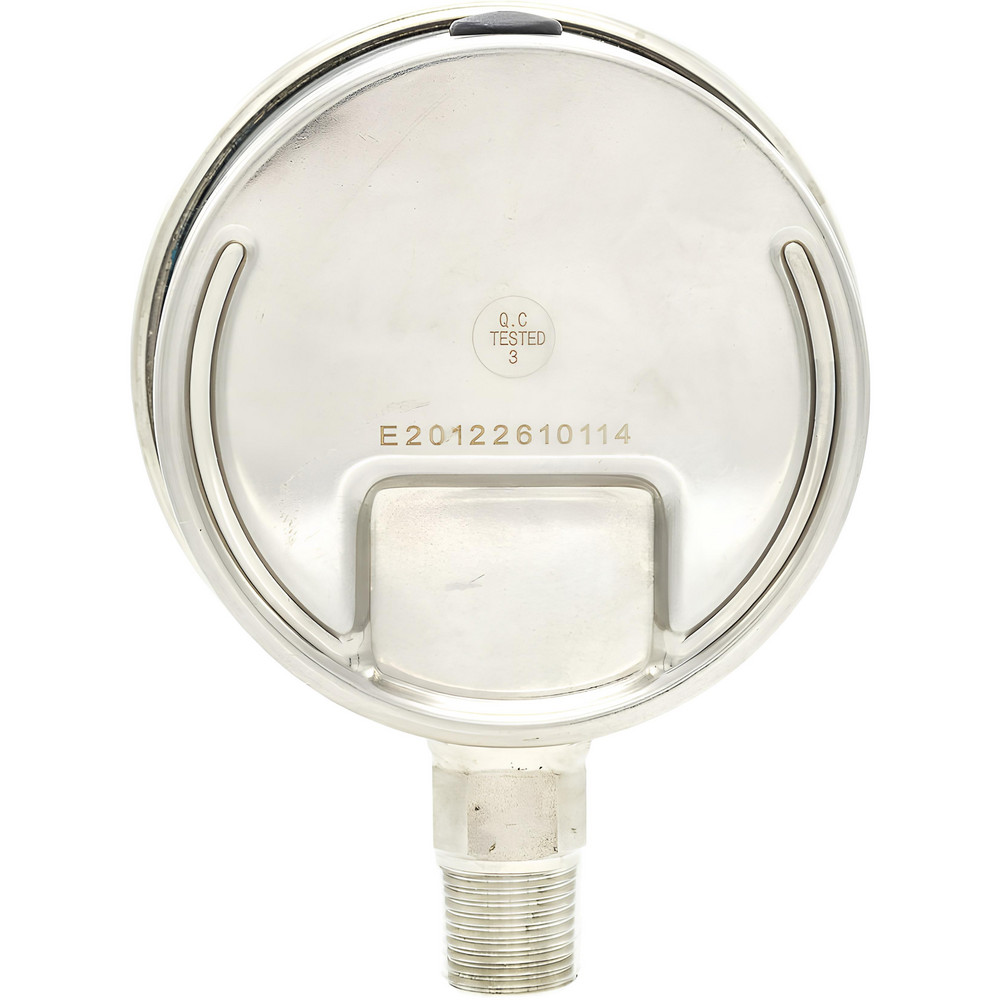 ESP Pro - Pressure Gauge: 4" Dial Dia, 0 to 2,000 psi, 1/2" NPT, Bottom ...