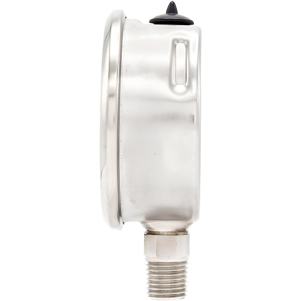ESP Pro - Pressure Gauge: 2-1/2" Dial Dia, 0 to 1,500 psi, 1/4" NPT, Bottom Mount | MSC ...