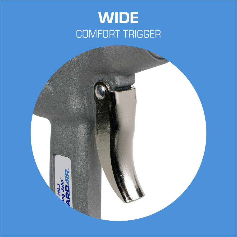 Guardair - Air Blow Gun: Safety Extension Tube, Pistol Grip | MSC Direct