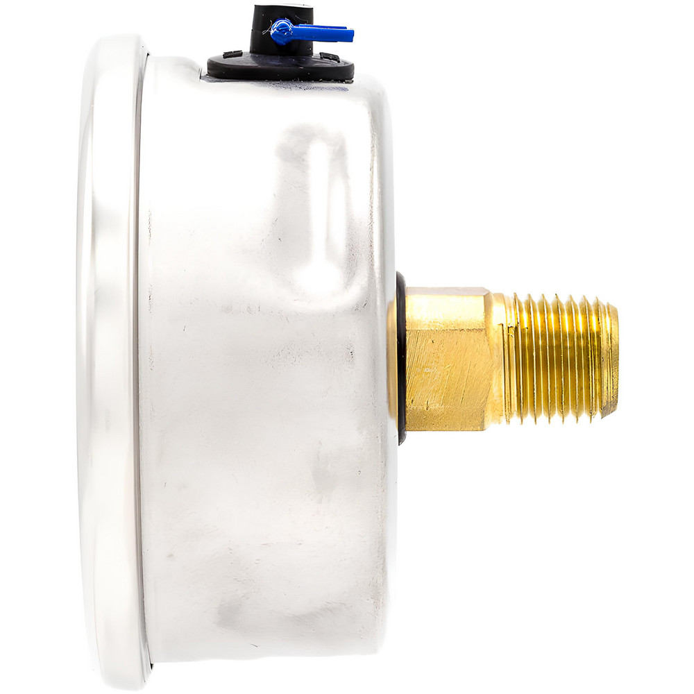ESP Pro - Pressure Gauge: 2-1/2" Dial Dia, -30 to 300 psi, 1/4" NPT ...