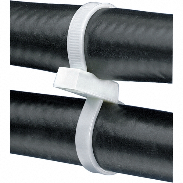 Panduit - Standard Cable Tie: 14-1/2" Long, Natural, Nylon | MSC Direct