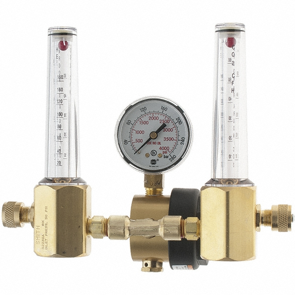 Miller/Smith - 580 CGA Inlet Connection, Female Fitting, 3,000 Max psi ...