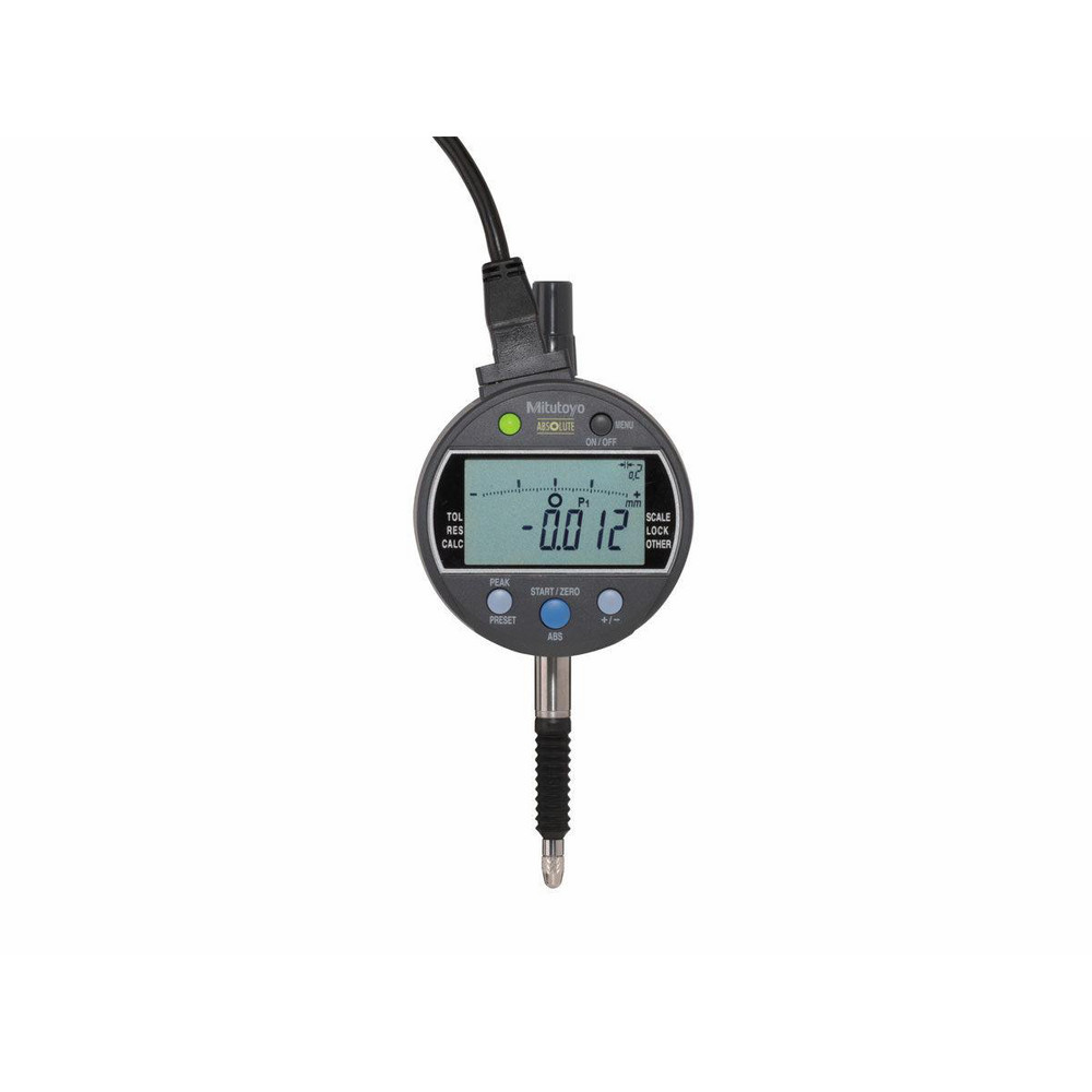 Mitutoyo - Electronic Drop Indicator: 0.0000" Min, 1/2" Max, 0.000120 ...