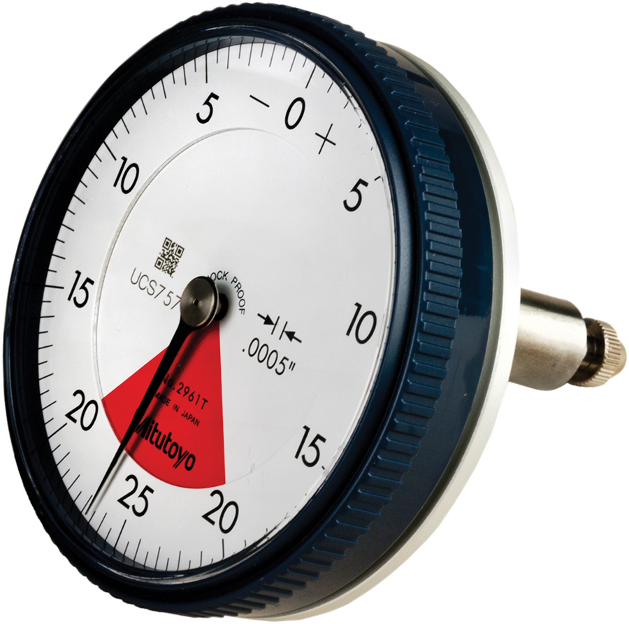 Mitutoyo - Dial Drop Indicator: 0.0400" Max Measurement, 20-0-20 Dial ...