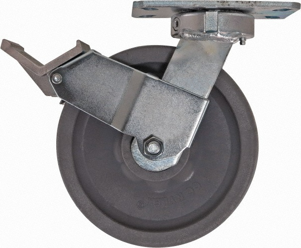 Caster Connection - Swivel Top Plate Caster: Nylon, 8" Wheel Dia, 2 ...