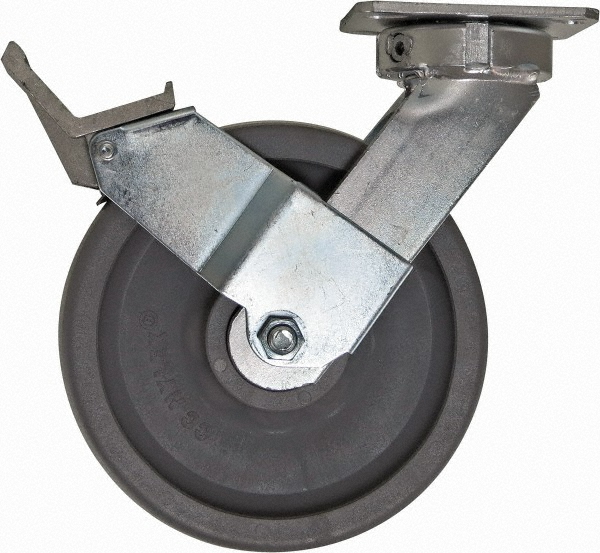 Caster Connection - Swivel Top Plate Caster: Nylon, 8" Wheel Dia, 2 ...
