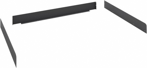 Tennsco - Side & Back Rail Kit: for Workstations, Steel | MSC Direct