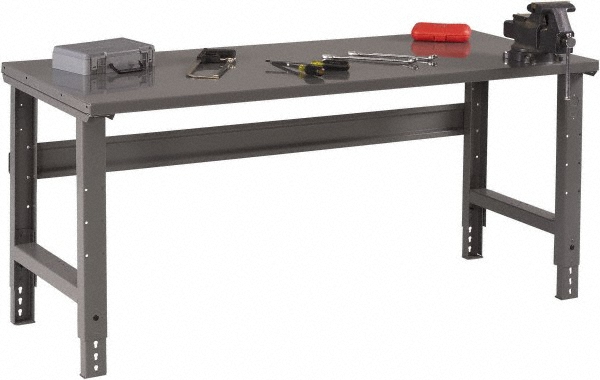 Tennsco - 72 Wide x 30" Deep x 33-1/2" High, 12 Gauge Steel Workbench ...