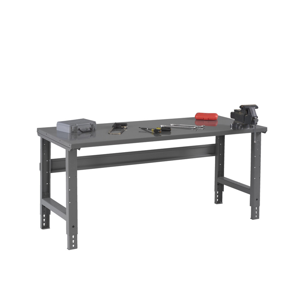 Tennsco - Work Bench: 48" Wide, 30" Deep, 29-5/8 to 33-1/2" High ...