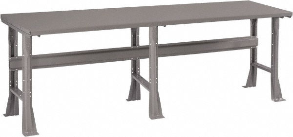 Tennsco - Work Bench: 96" Wide, 36" Deep, 33-1/2" High, Powder Coated ...