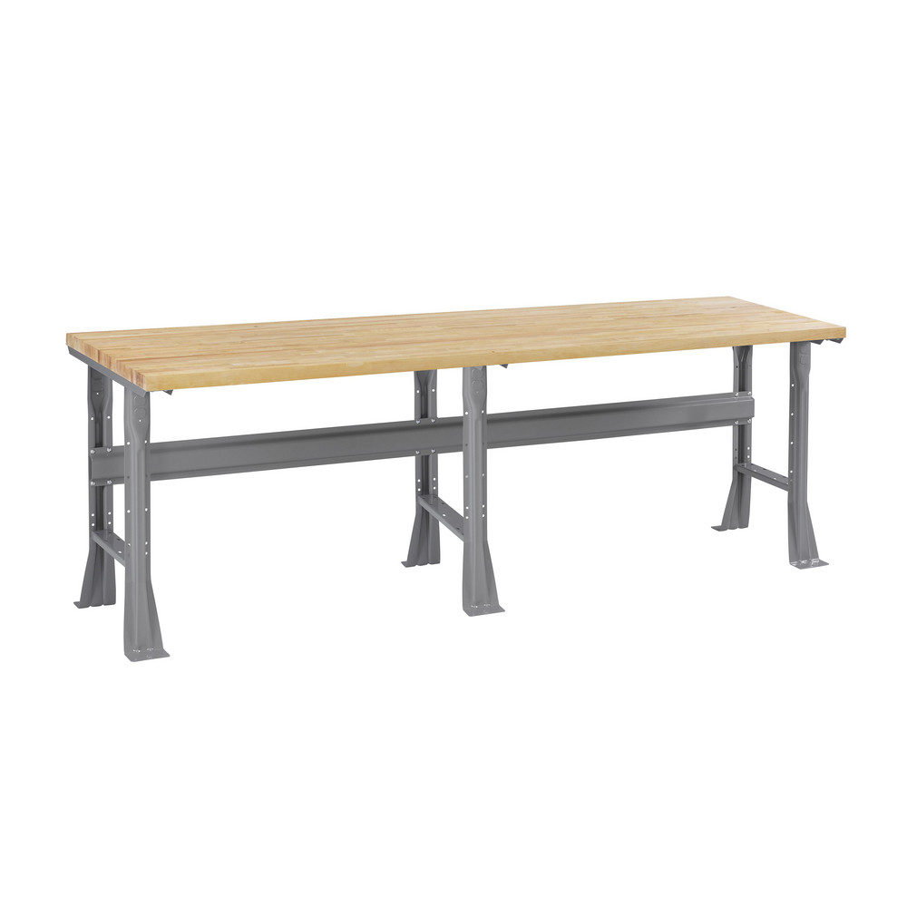 Tennsco - Work Bench: 96" Wide, 30" Deep, 33-3/4" High, Powder Coated ...