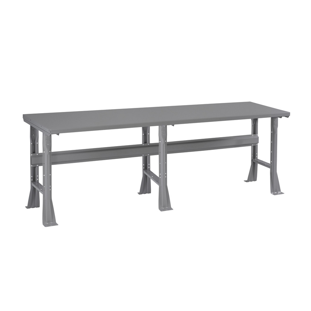 Tennsco - Work Bench: 96" Wide, 30" Deep, 33-1/2" High, Powder Coated ...