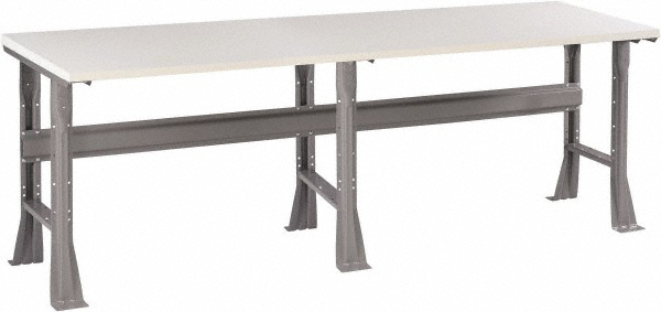 Tennsco - Work Bench: 96" Wide, 30" Deep, 33-1/2" High, Powder Coated ...