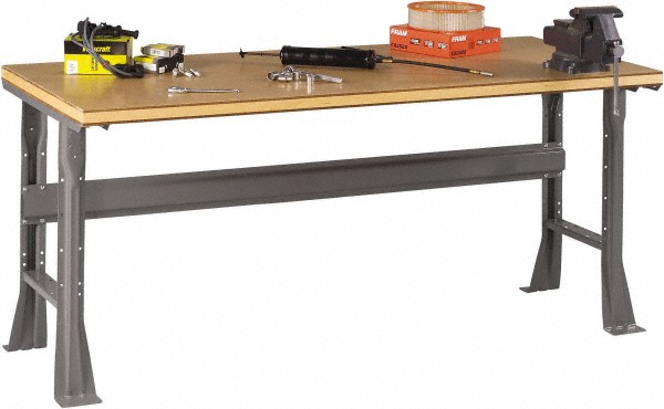 Tennsco - 60 Wide x 30" Deep x 33-3/4" High, Wood Workbench - 49116189 ...
