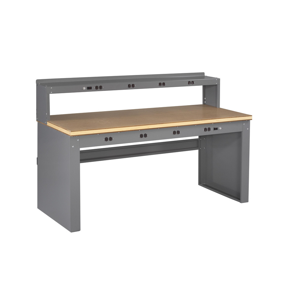 Tennsco - Electronic Work Bench: 72" Wide, 30" Deep, 33-3/4" High ...