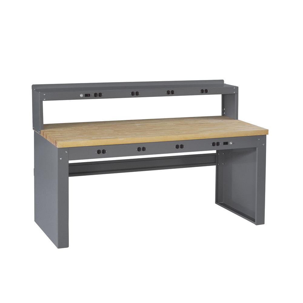 Tennsco - Electronic Work Bench: 72" Wide, 30" Deep, 33-3/4" High ...