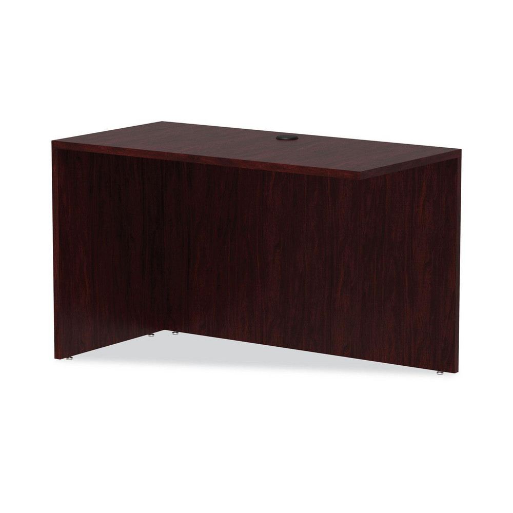 ALERA - Desk: Woodgrain Laminate, Mahogany | MSC Direct