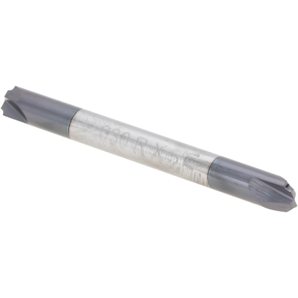 Harvey Tool - Corner Rounding End Mill: 0.03 mm Radius, 3/16" Dia, 2 ...