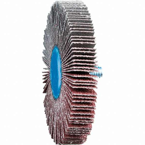 PFERD - Mounted Flap Wheel: 3" Dia, 1/2" Face Width, 60 Grit, Aluminum ...